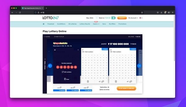 Review Lotto247 - World Blaze